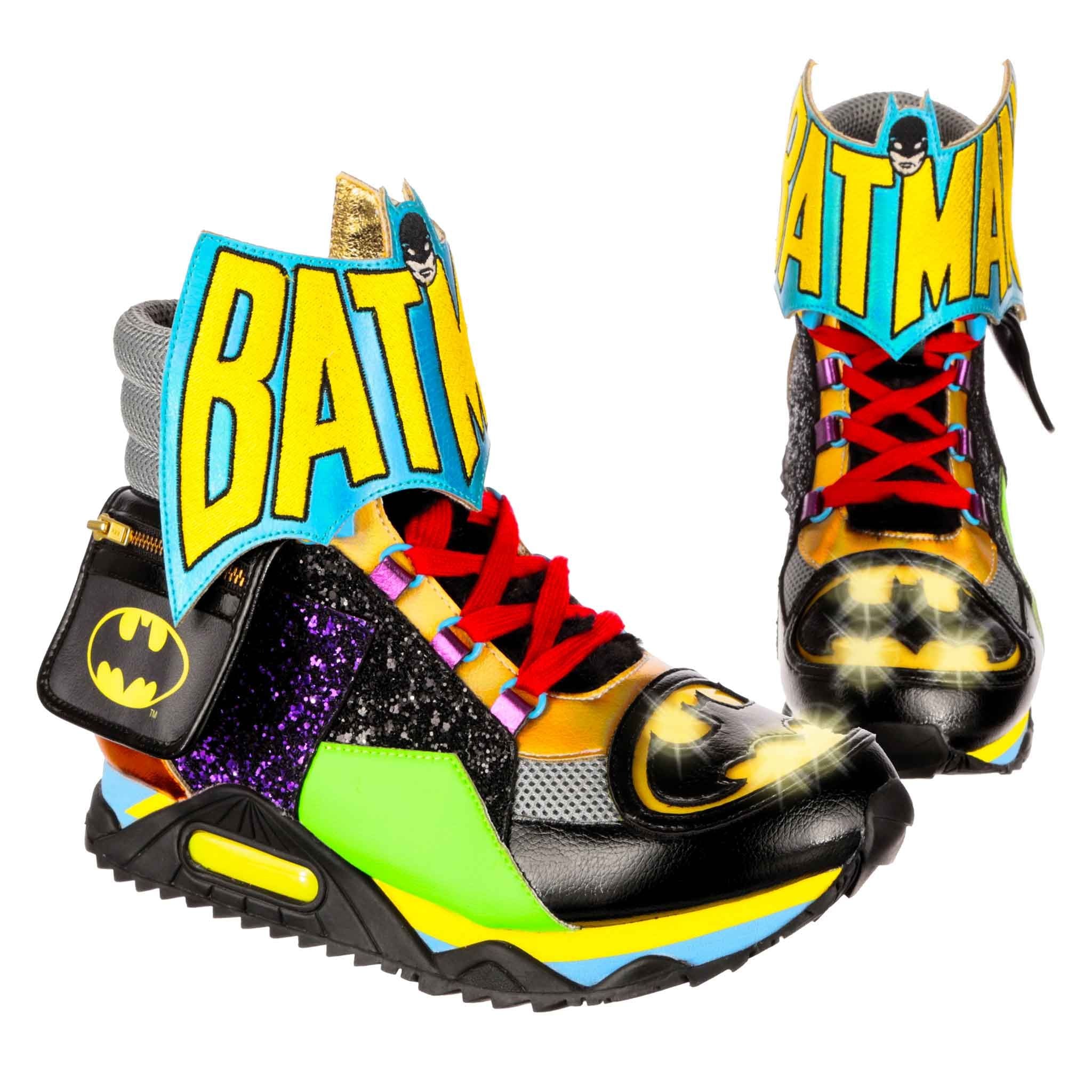 Irregular Choice Justice League Bat Tech – Shoe Fun
